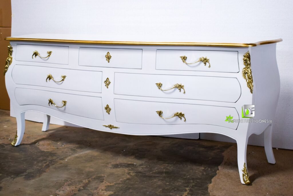 Meja Cabinet Klasik Modern Mewah Elegant - Defurniture Indonesia